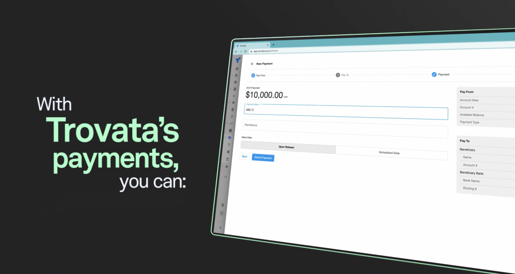 Trovata's Payments App | Trovata